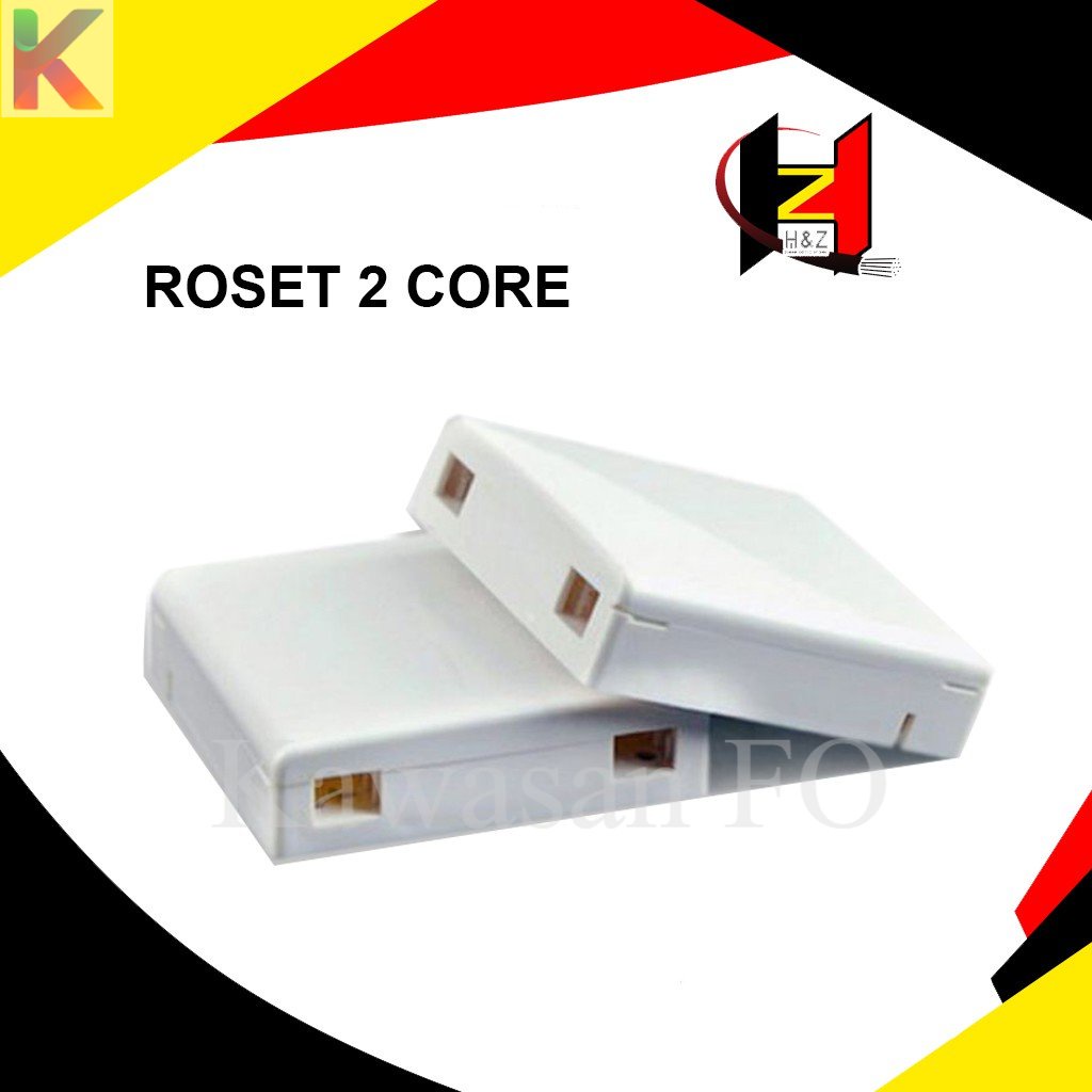 Rosette 2 Core Empty/Fiber Optic Complete Bolt | Shopee Philippines