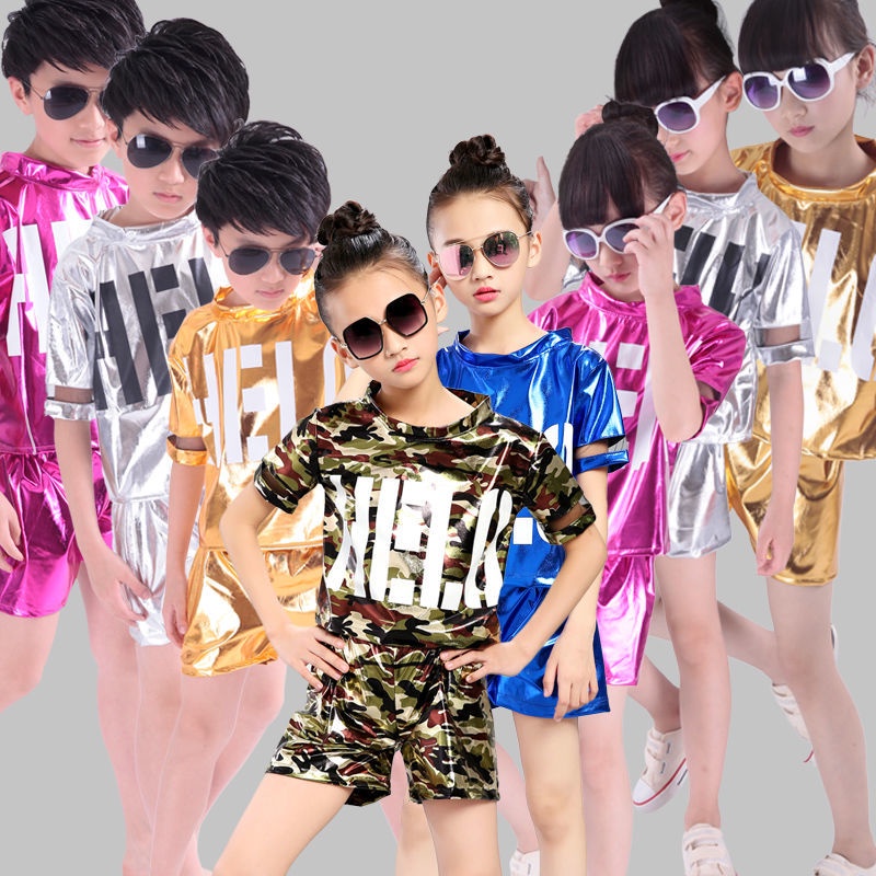 ((Ready Stock) Children Jazz Dance Costume Male Modern Dance Street ...