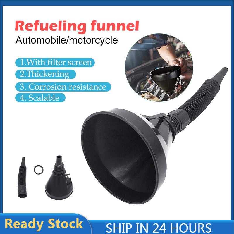 Oiler Filter Funnel Car Repair Tool Oil filling Equipment With filter ...