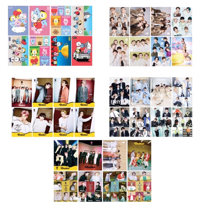 K-POP BTS POSTER BT21 8in1 VAR. | Shopee Philippines