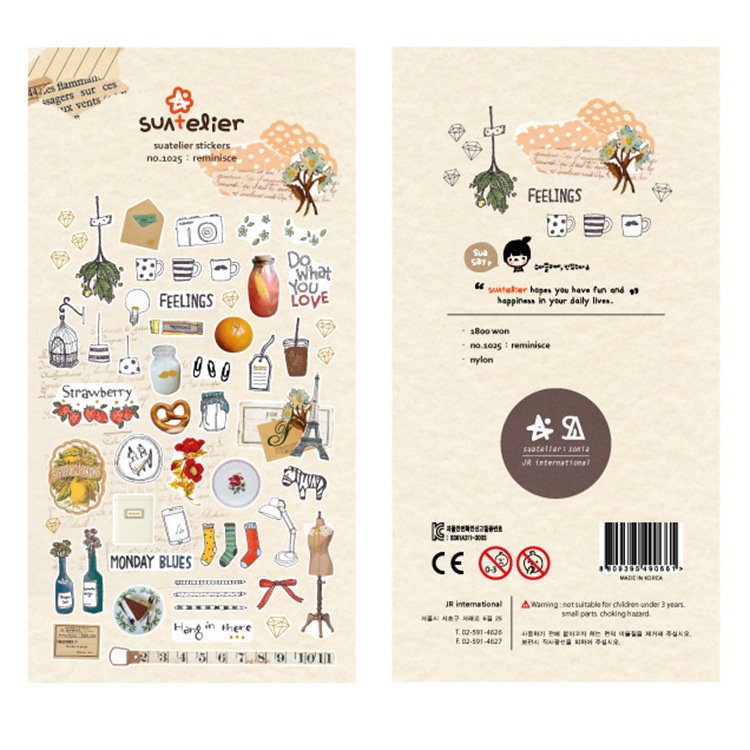 Home Furnishing Cartoon Decorative Stationery Stickers Scrapbooking DIY ...