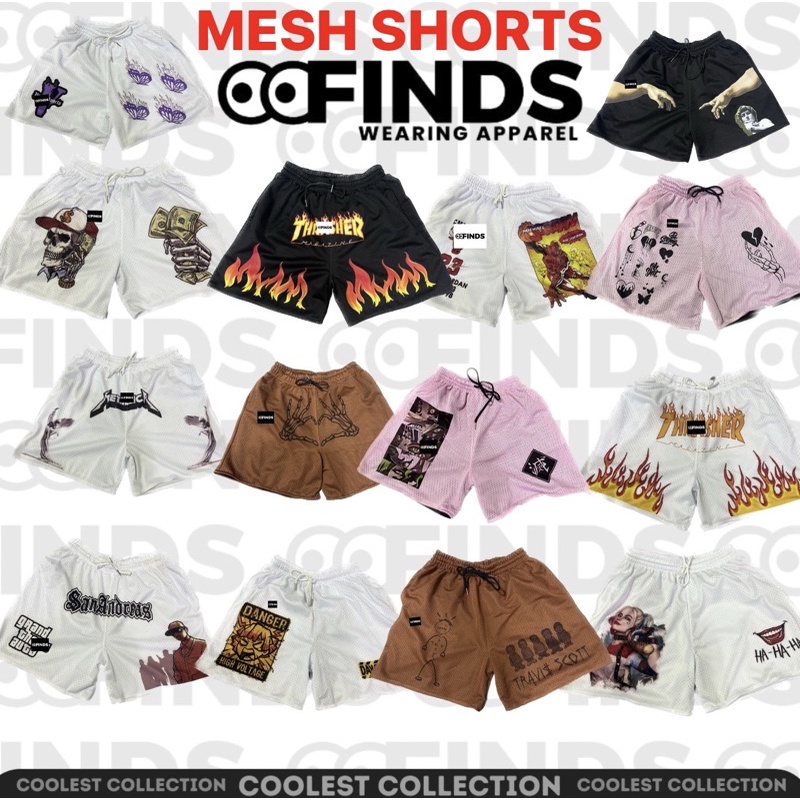 MESH SHORTS UNISEX COCOFINDS BASKETBALL SUMMER COOL | Shopee Philippines