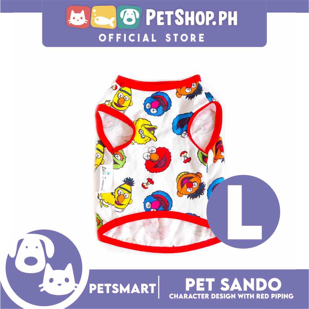Pet Sando Clothes, Character Design With Red Piping DG-CTN129L (Large ...