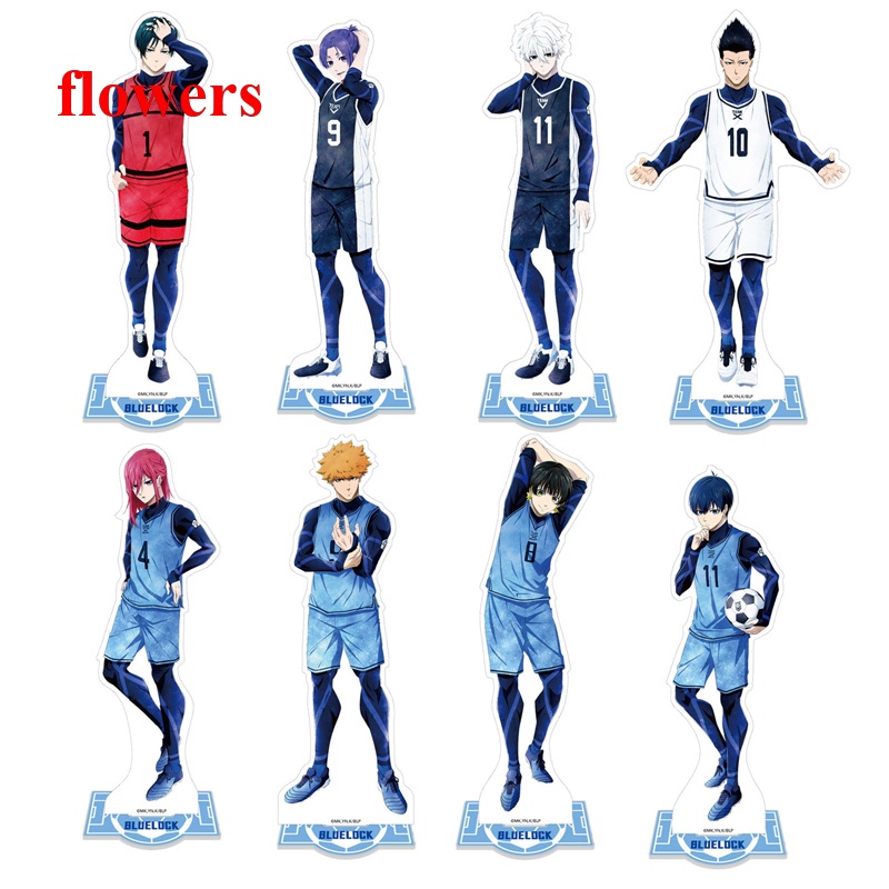Flowers NEW Anime BLUE LOCK Isagi Yoichi Stand Figure Acrylic Toys ...