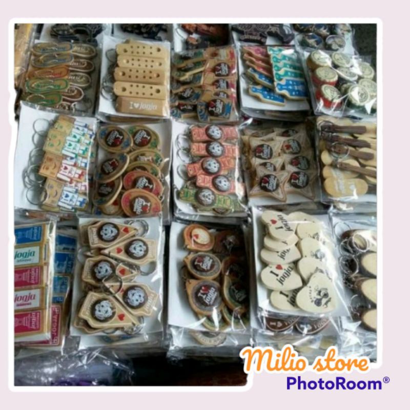 GANTUNGAN KAYU Jogja Wooden Keychain | Shopee Philippines