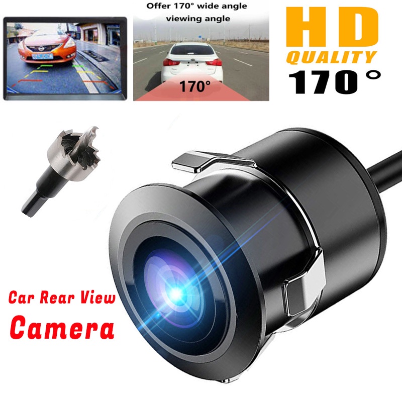 170° Wide Angle Car Reverse Camera HD Night Vision Backup Parking ...