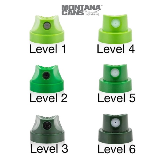 Montana Level 1-6 Cap Set (Male Spray Caps) | Shopee Philippines
