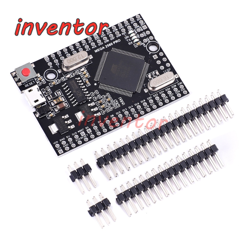 Mega2560 Mega 2560 PRO MINI 5V (Embed) CH340G ATmega2560-16AU with male ...