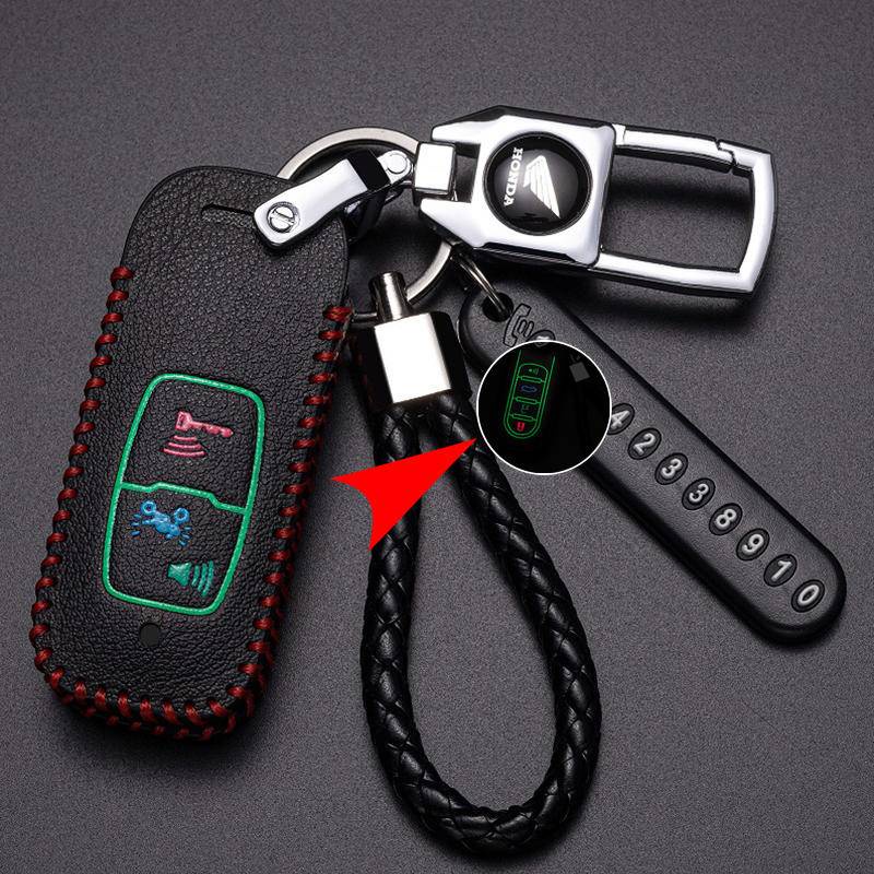 For HONDA Pcx 160 Click 160 ADV 160 PCX160 Remote Key Leather Case ...