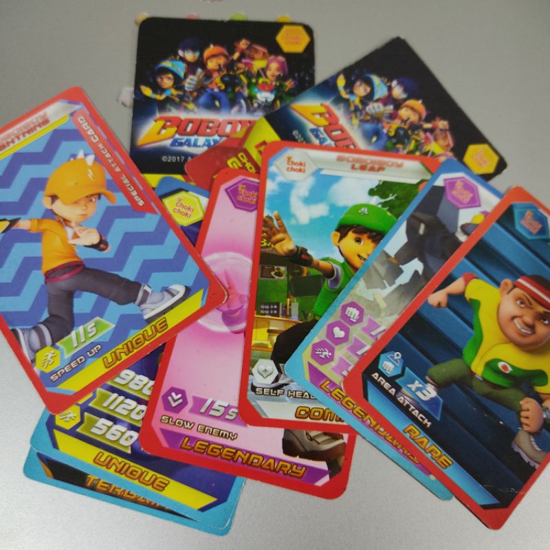Boboiboy Galaxy Wars card Choki choki | Shopee Philippines