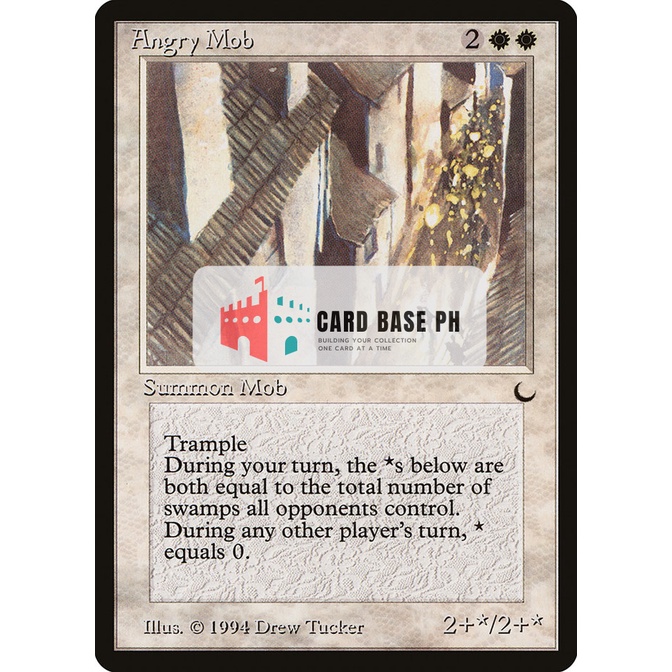 Angry Mob - Magic the Gathering Trading Card | Shopee Philippines
