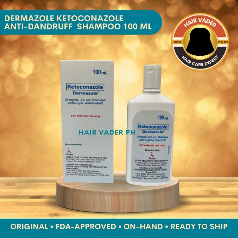 DERMAZOLE 100ml Ketoconazole shampoo Anti Dandruff Anti Fungal | Shopee ...
