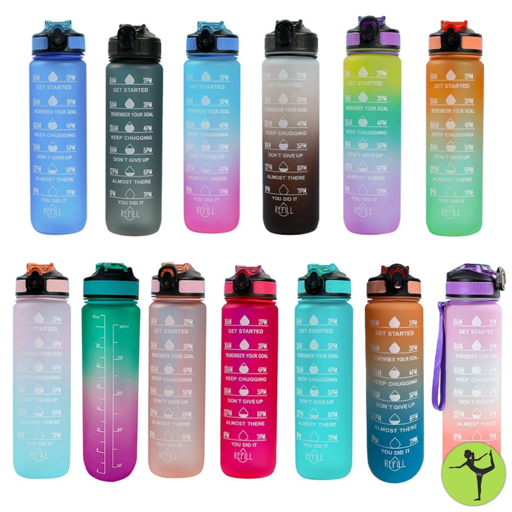 Water Bottle Sports Travel Kettle Drinking Water Scale Sports Bottle ...