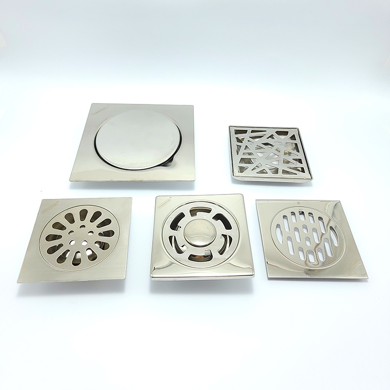 SUS 304 stainless FLOOR STRAINER 4INCH FLOOR STRAINER 6*6 | Shopee ...