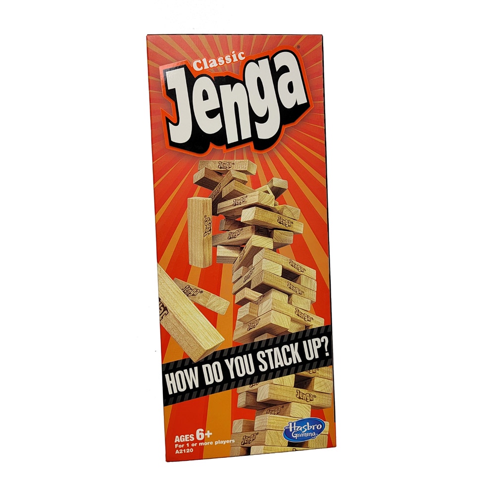 JENGA Hasbro Classic Building Blocks Large Size Kettle Bottom Salary ...