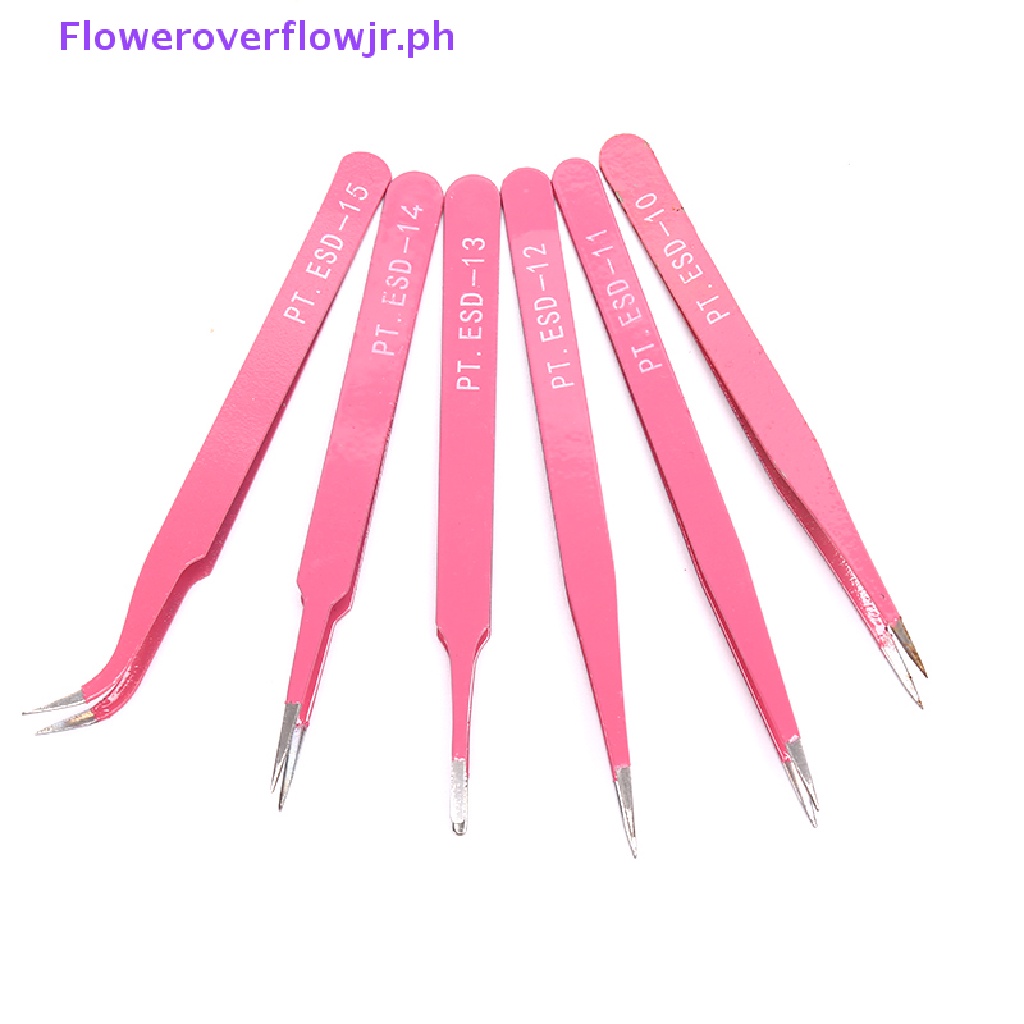 SSF Professional pink Eyebrow Tweezers Hair Beauty Slanted Stainless ...