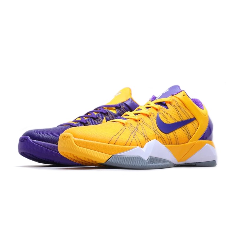 Kobe 7 Lakers Purple Yellow Mixmatch Sports Basketball Shoes For Men ...