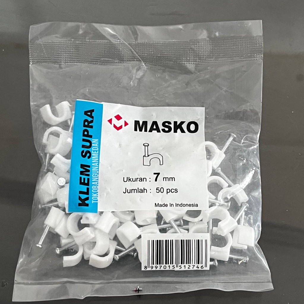 Concrete Nail Cable Clamps NO. 7mm - Contents 50pcs | Shopee Philippines
