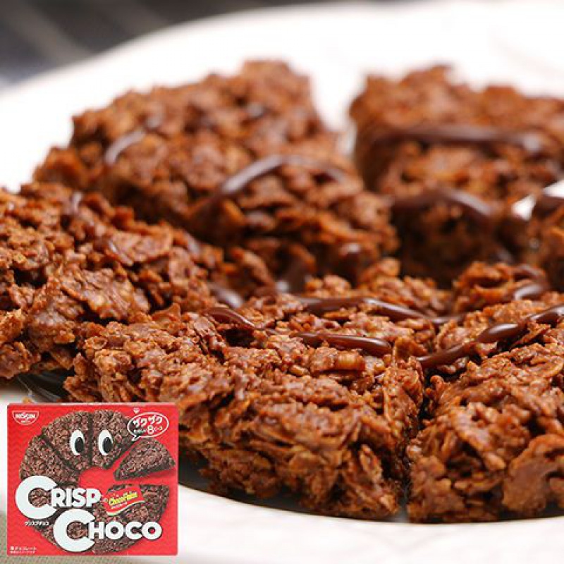 Japanese snacks CISCO NISSIN wheat Crispy & Milk Chocolate Biscuits ...