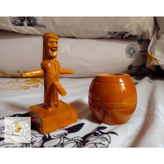 Wooden Barrel Man Philippines // Dark Color Available (Souvenir ...