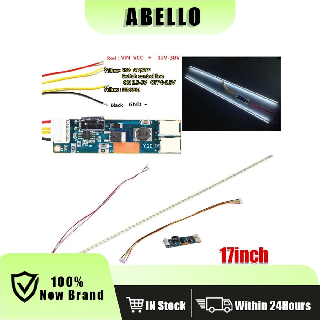15-24 Inch Screen Universal LED Backlight Strip Kit 355mm For Update ...
