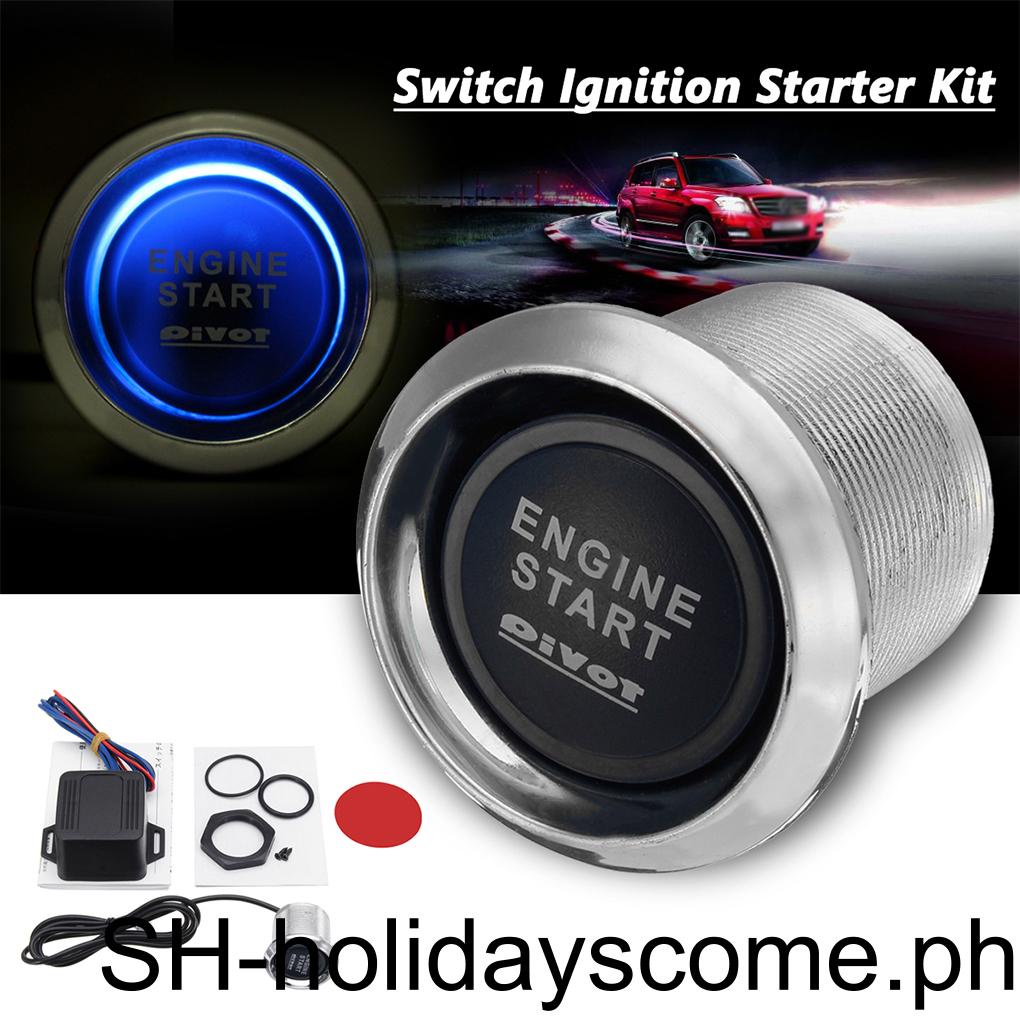 Universal Car Engine Start Push Button Plastic Vehicle Ignition Switch ...