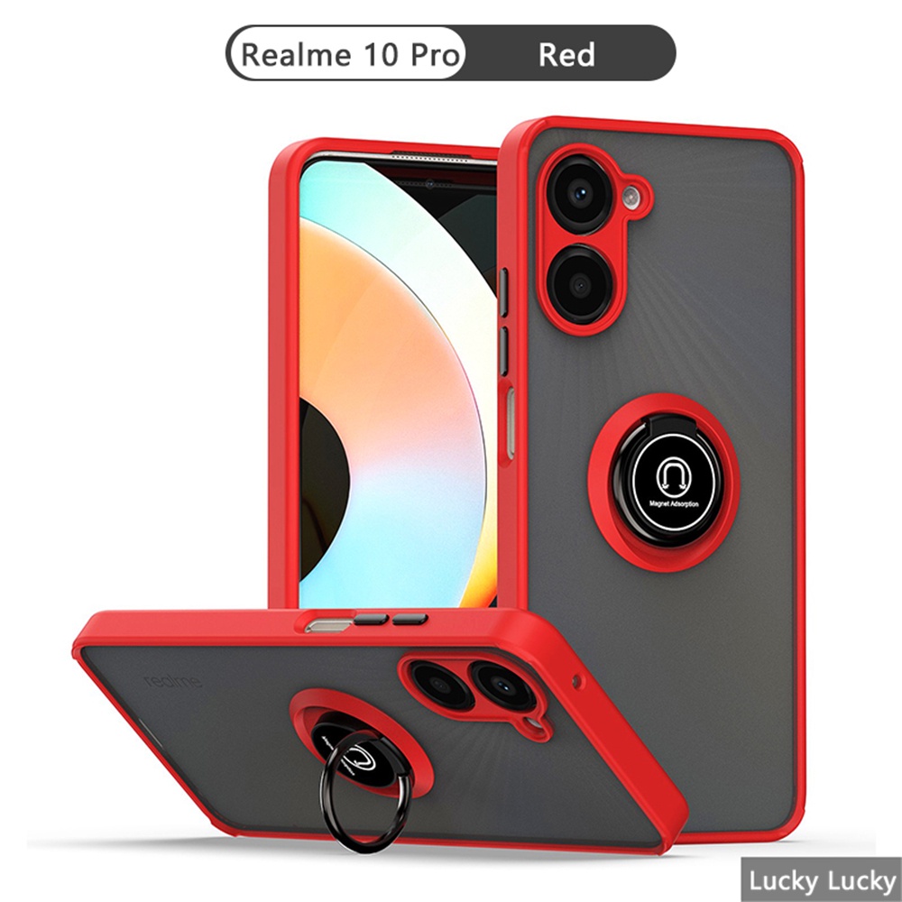 Realme 10 Pro Case Realme 10 Realme 9 Pro Plus 9i Candy Ring Hard ...