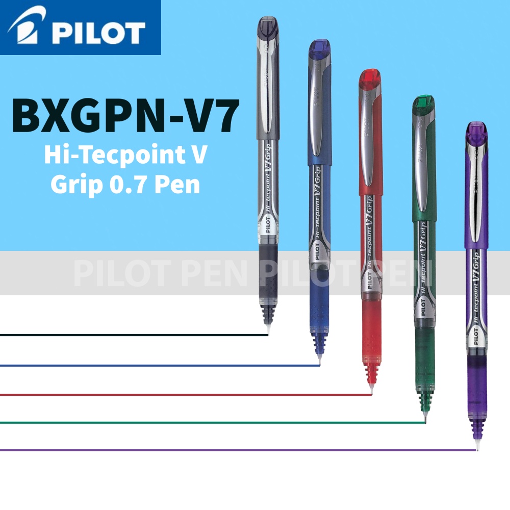 Pilot BXGPN-V7 Hi-Tecpoint V Grip 0.7mm Pen | Pilot Pen | Shopee ...