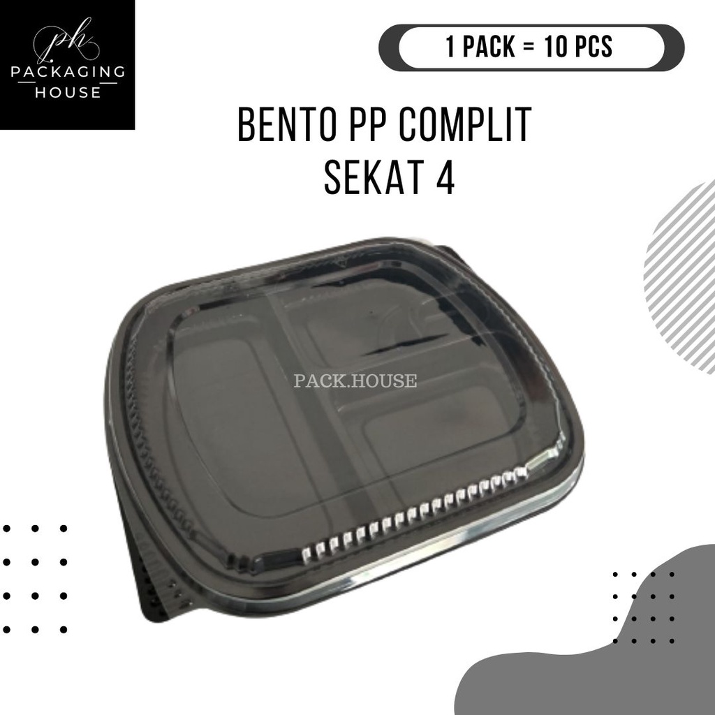 Mika Bento 4 SEASON + CLOSE | 10 pcs/pack | Bulkhead Star Tray 4 | Mika ...