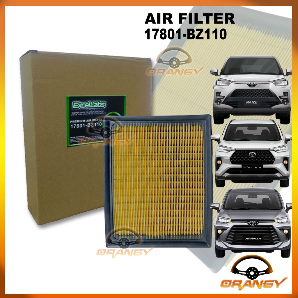AIR FILTER for Toyota Avanza, Raize, Veloz 2022 up (17801-BZ110) 4x4b ...