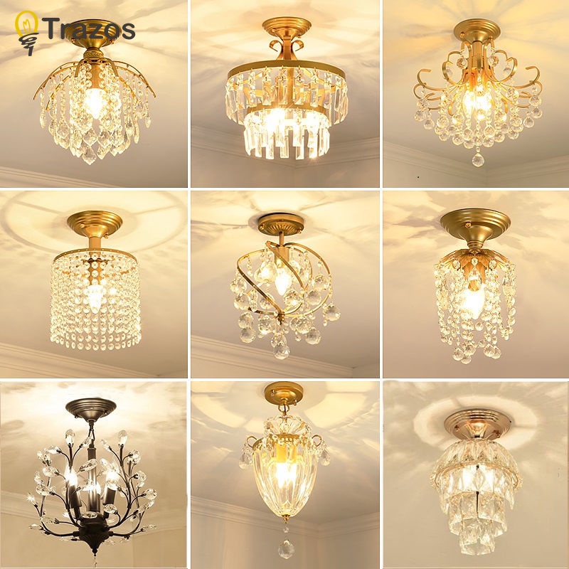 Trazos Modern K9 Crystal Ceiling Chandelier Led Light Fixture For ...
