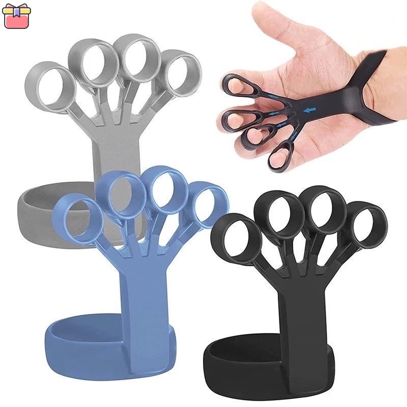 Wrist Finger Grip Flexible Finger Trainer / Exercise Stretcher Fitness ...