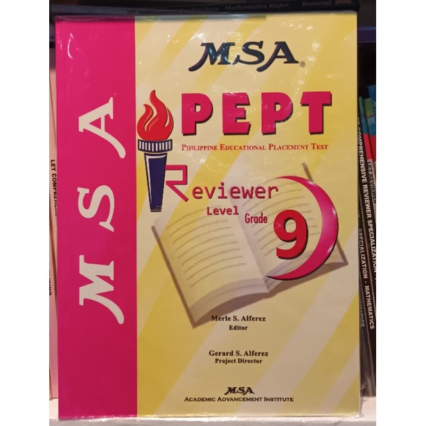 M.S.A PHILIPPINE EDUCATIONAL PLACEMENT TEST REVIEWER GRADE 9 BY ...