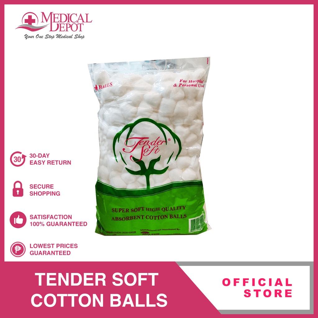 TENDER SOFT COTTON BALLS (300pcs) | Shopee Philippines