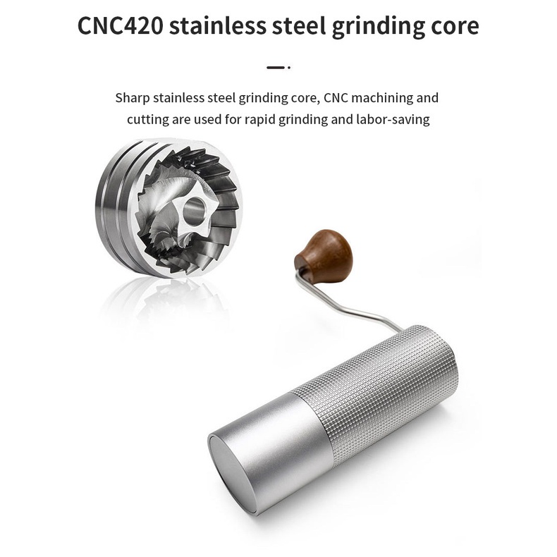 Koryaiko 420 CNC Stainless Steel Core Hand Coffee Grinder 6 Axis and 7 Axis | Shopee Philippines