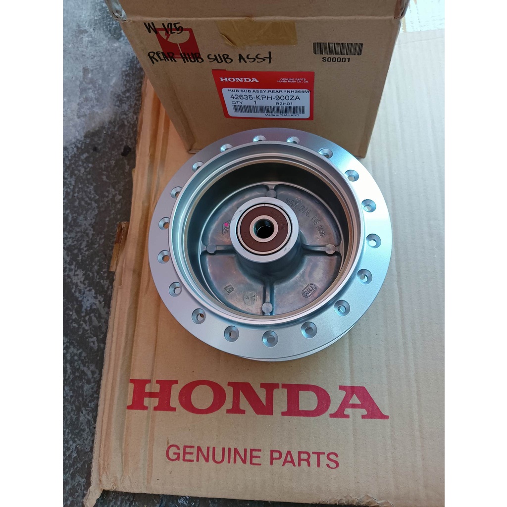 Rear Hub Assy Honda Genuine (Wave125/RS 125/Xrm 125) | Shopee Philippines