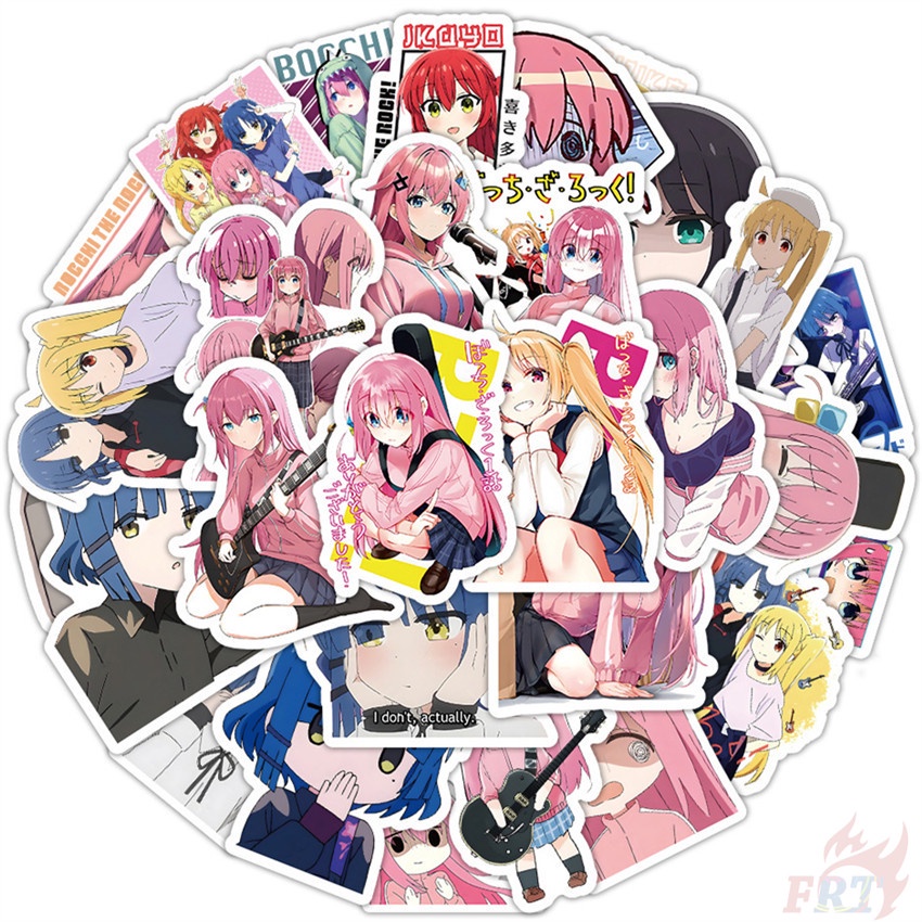 100Pcs/Set BOCCHI THE ROCK! Series A Stickers Fashion DIY Waterproof ...