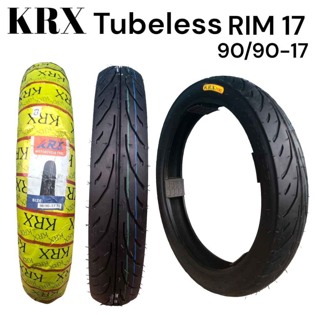 Motorcycle KRX Tubeless Gulong tire interior tube tires TL GET ONE FREE ...