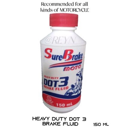 HEAVY DUTY DOT 3 BRAKE FLUID Sure Brake MOTO | Shopee Philippines