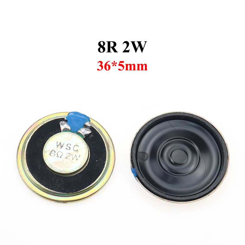 JCD 1PCS 8 ohm 0.5W 1W 2W Horn Loud Speaker 32R 8R 0.5/1/2W 20mm 23mm 26mm 28mm 30mm 32mm 36mm ...