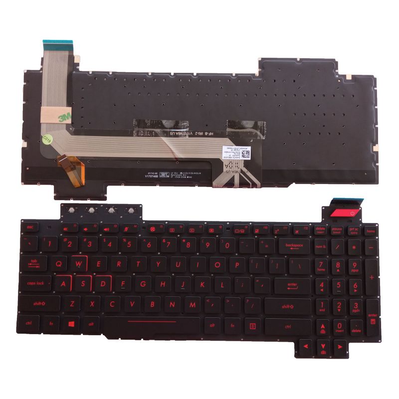 NEW US Laptop Keyboard For ASUS ROG FX503 FX503V FX63 FX63V FX63VM ...
