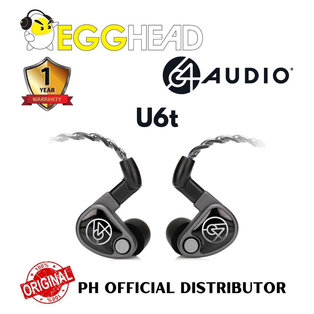 64 Audio U6t - Six Driver Universal In-Ear Monitor | Shopee Philippines