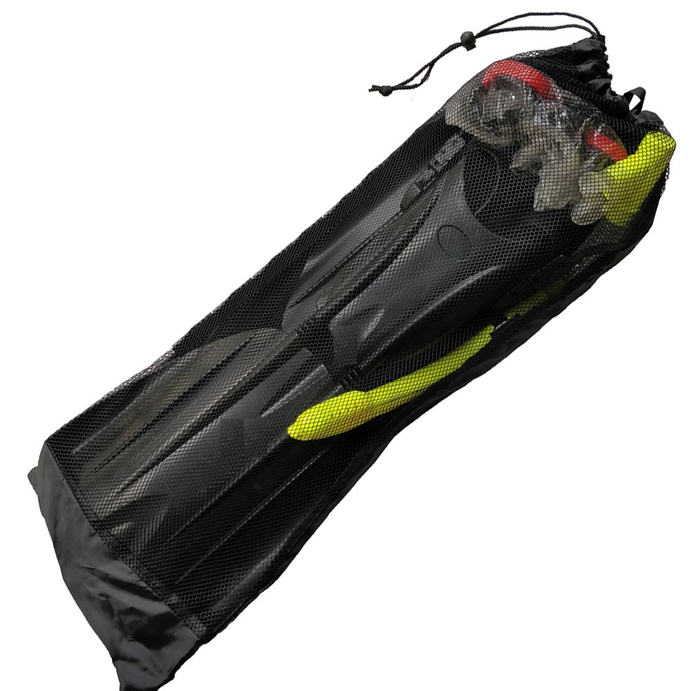 Mesh Drawstring Bag for Snorkelling Equipment Scuba Diving Fins ...