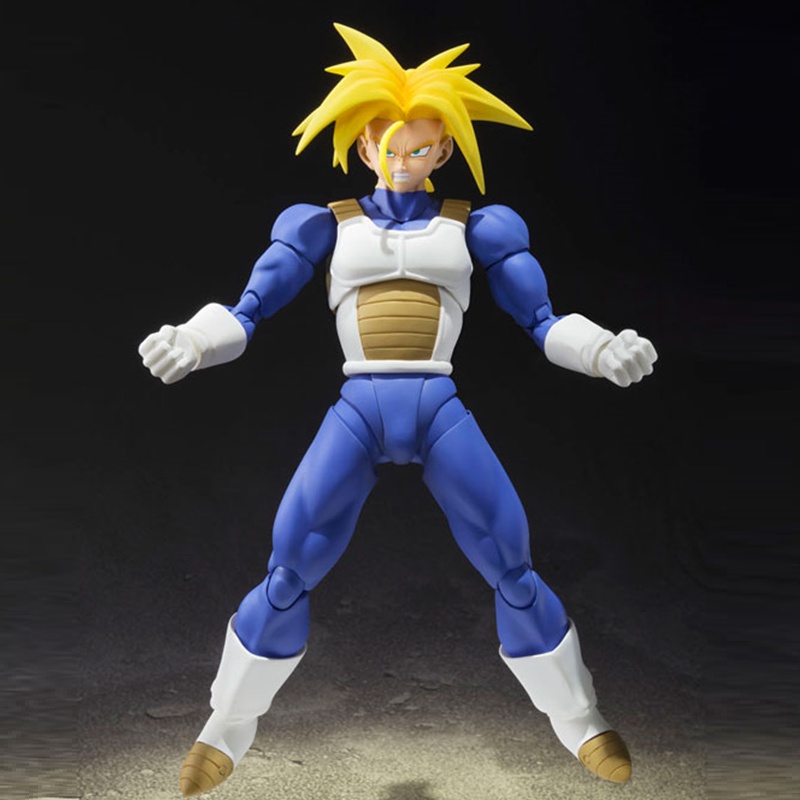 Dragon Ball Shf Trunks Movable Joints Doll Long Hair Model Toy Super ...
