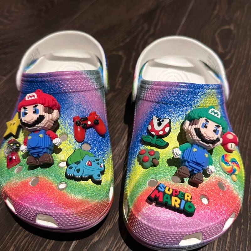 Cute Macaron Ice Cream jibbits Set for slippers Game Sieve Jibits ...