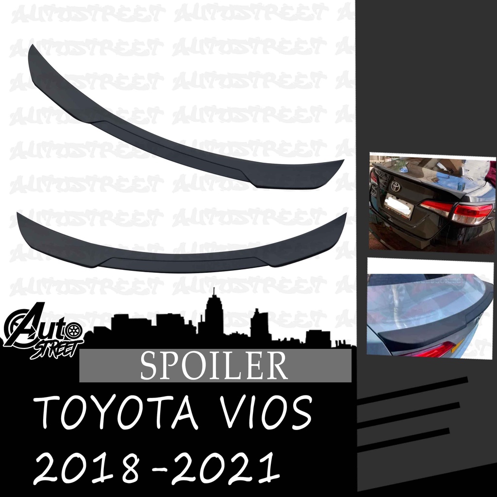 Toyota Vios 2019-2021 4th Gen Ducktail Spoiler (Matte Black) 2nd Design ...
