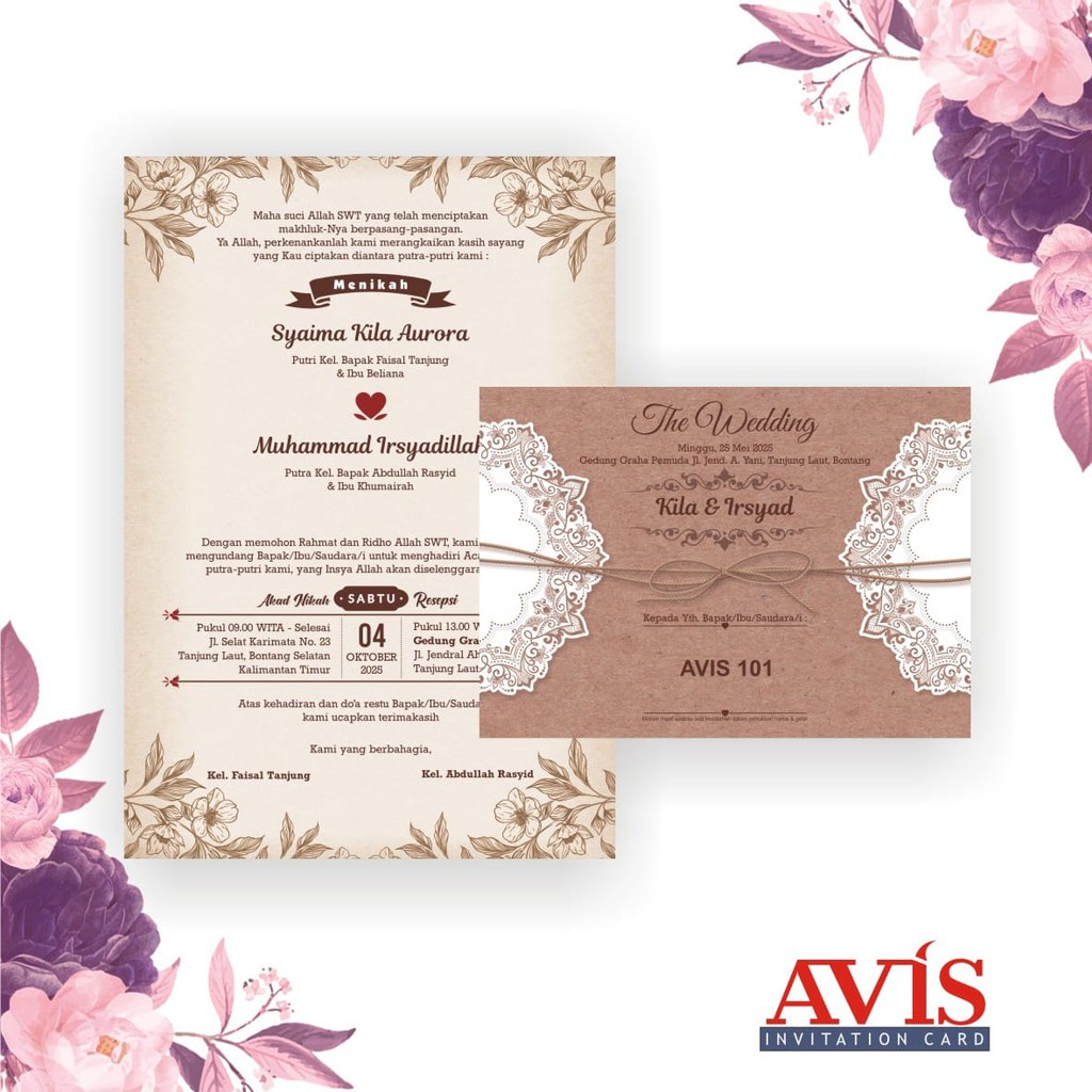 Avis 101 Invitation Blank | Invitation Blank | Invitation Blank | Shopee Philippines