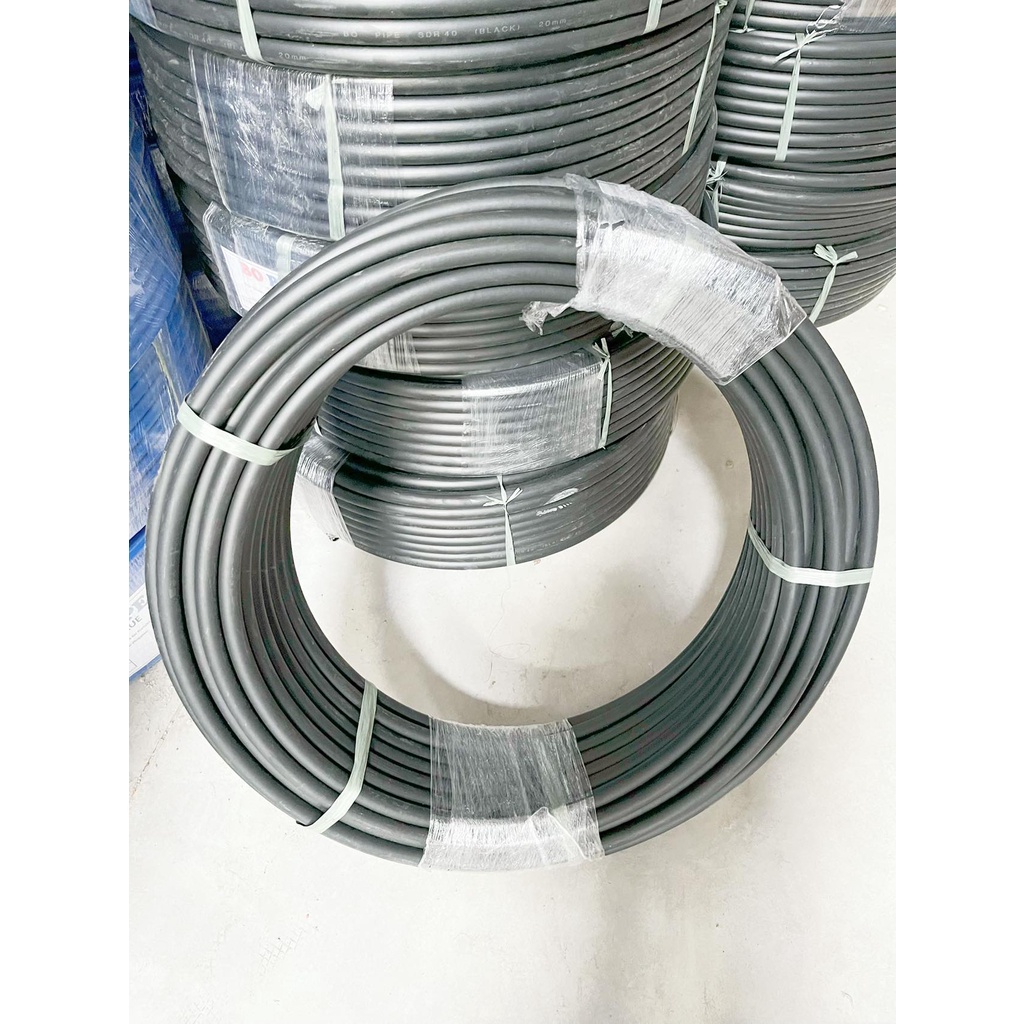 1/2 (20mm) ，3/4，1 ，PVC HDPE HOSE PIPE SDR 11 （Blue/black）90 meters ...