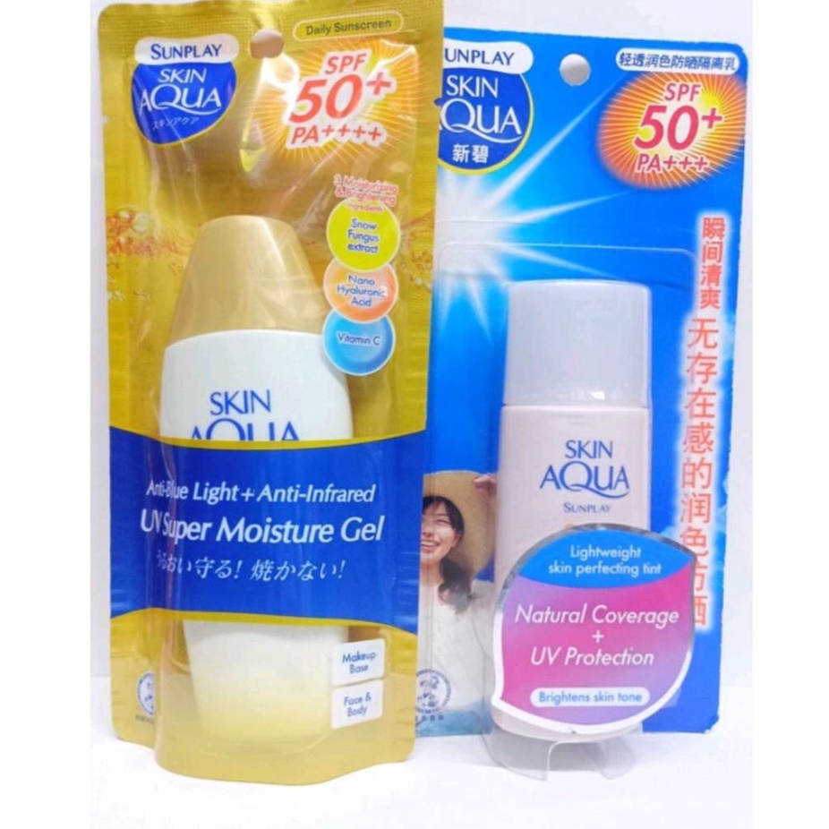 SUNPLAY (UV Moisture Gel SPF 50+ 30g / UV Tinted Base SPF50 30g) * SOLD INDIVIDUALLY ...
