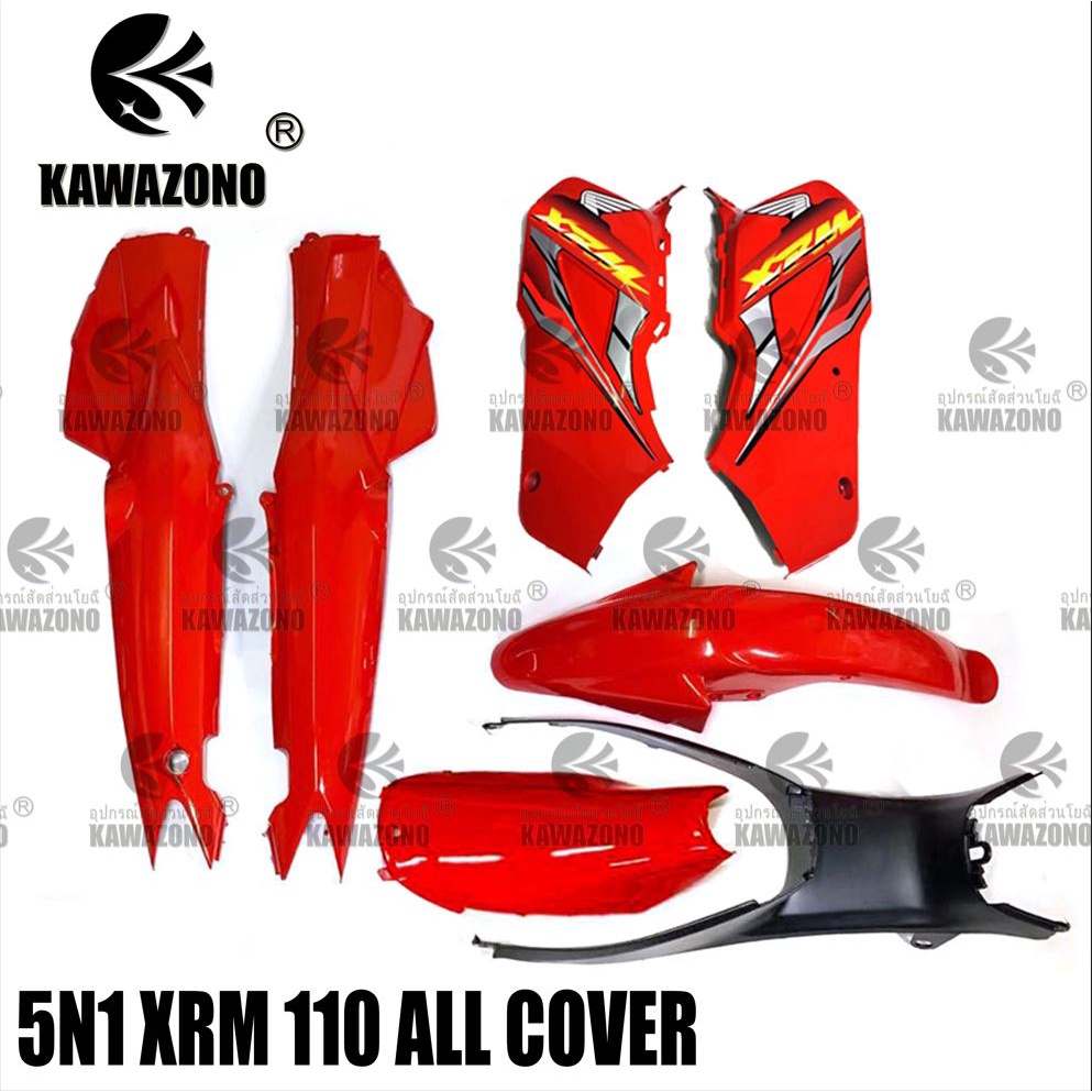 XRM 110 ALL COVER FULL BODY FLARINGS MOTORCYCLE WITH RANDOM FREEBIES ...